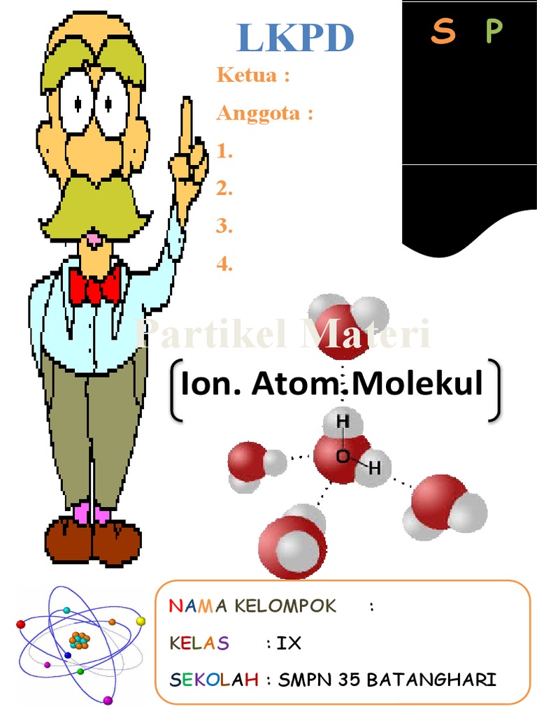 LKPD Partikel - Materi - Atom - Ion - Materi | PDF