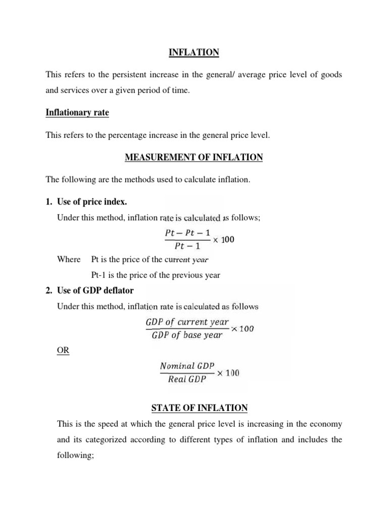 Inflation-2 | PDF | Cost Of Living | Inflation