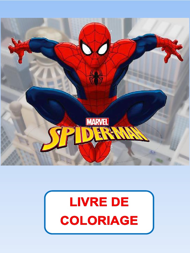 Coloriage Spiderman 600 | PDF