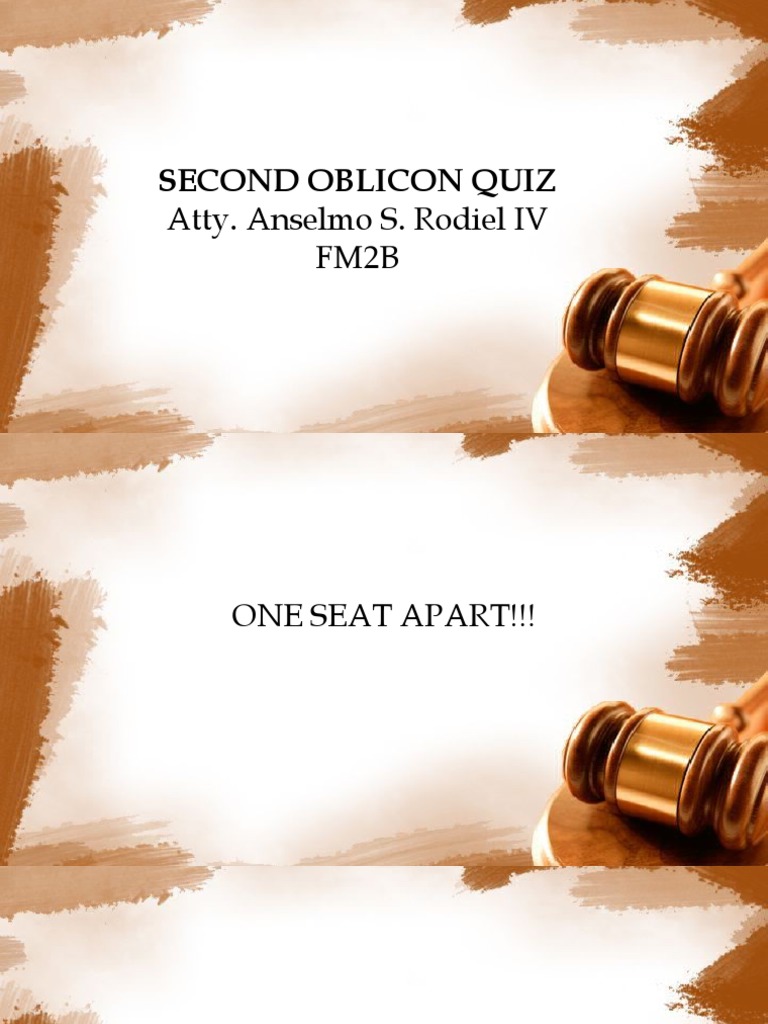 Obligation and Contracts Review: Q&A Session with Atty. Anselmo S. Rodiel IV | PDF | Debt | Justice