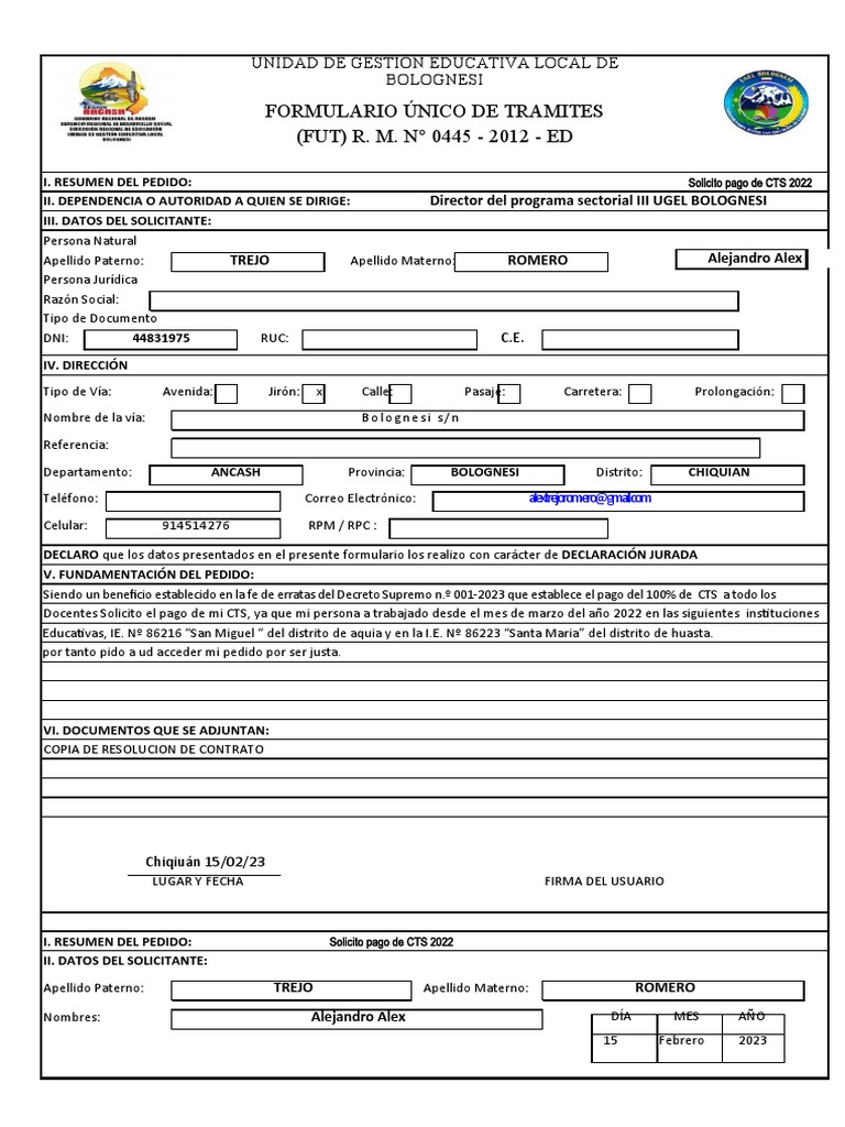 Fut para Contrato | PDF