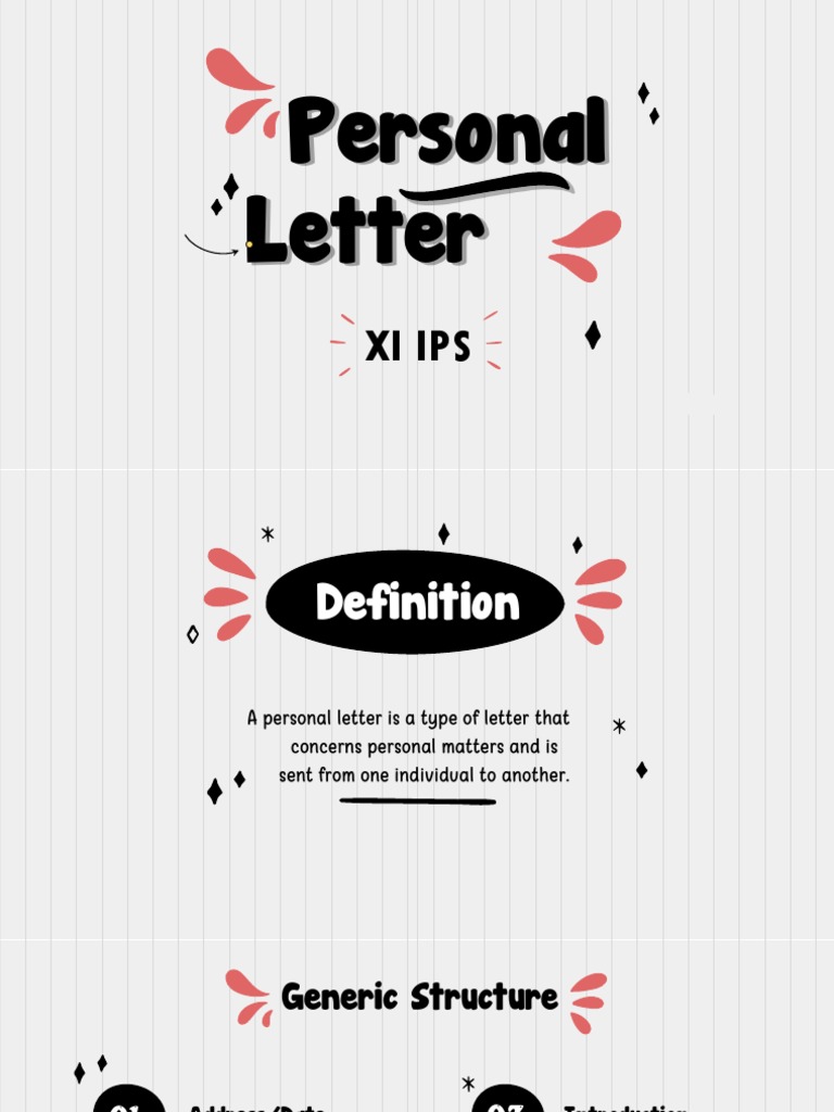 Personal Letter | PDF