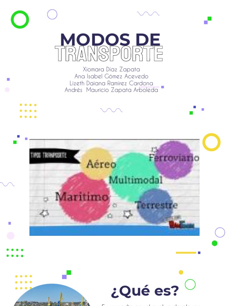 Clasificación Modos de Transporte Internacional | PDF | Transporte ...