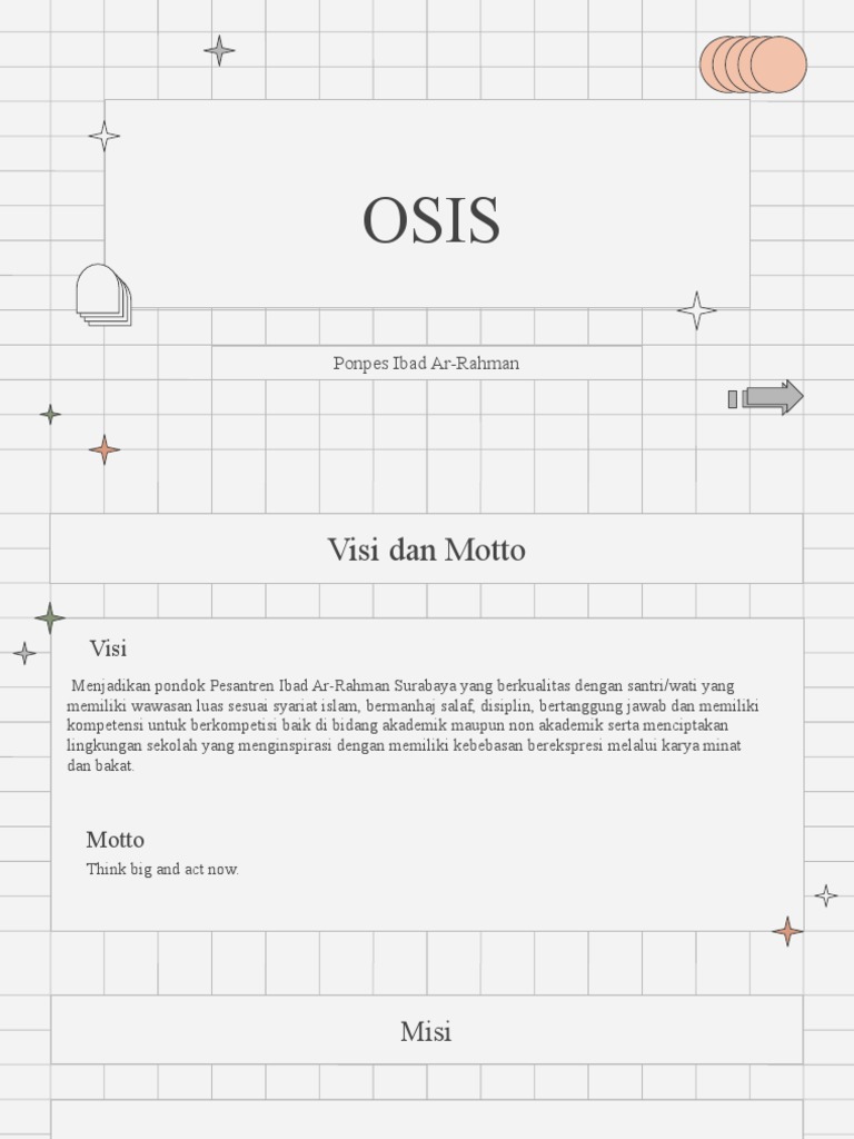 Contoh PPT Untuk Rapat Osis | PDF