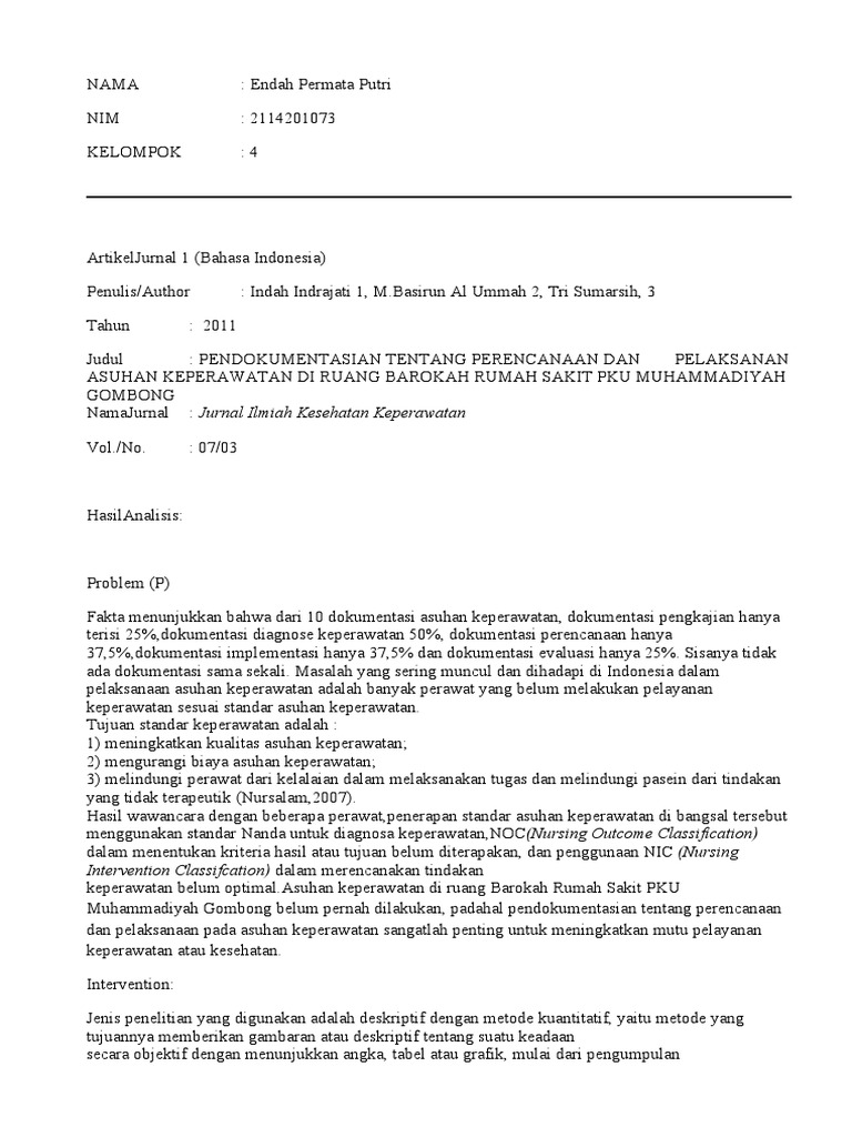 Endah Permata Putri (2114201073) | PDF