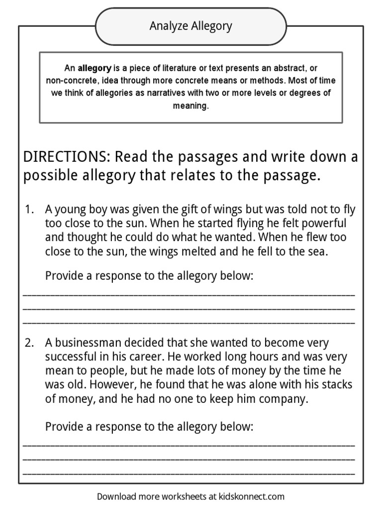 Understanding Allegory in Literature | PDF | Allegory
