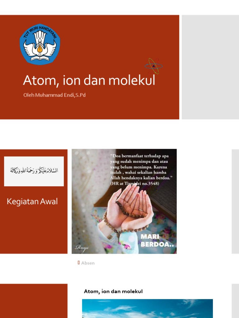 Materi PPT Atom, Ion Dan Molekul | PDF
