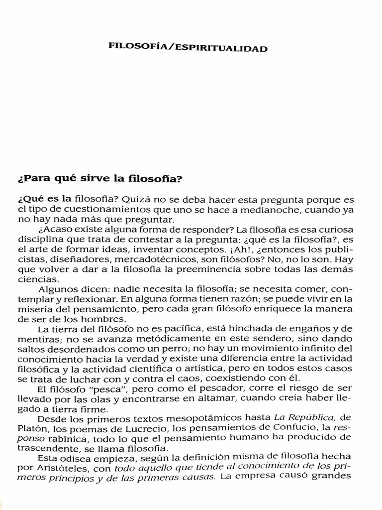 3 para Que Sirve La Filosofía Ikram Antaki | PDF | Platón | Sócrates