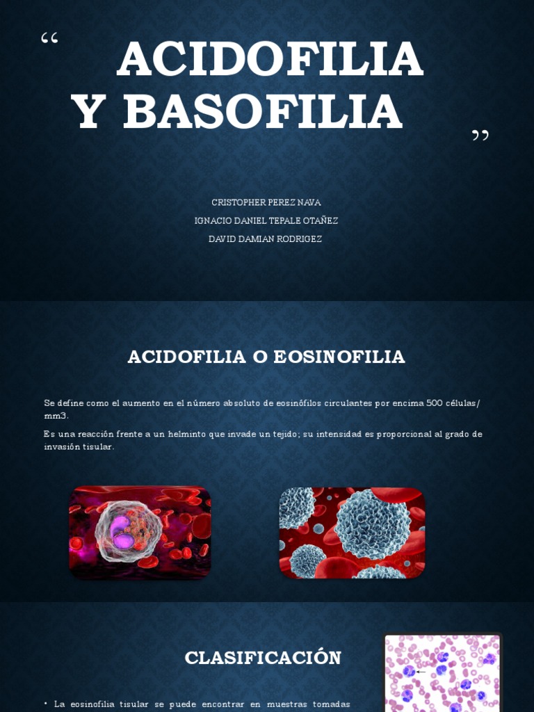 Basofilia y Eosinofilia: Definición y Causas | PDF | Alergia | Inflamación