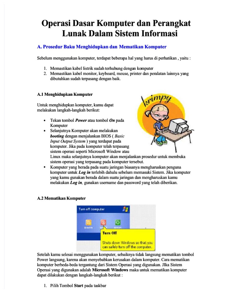 PDF Materi Tik Kelas X Semester 1 - Compress | PDF