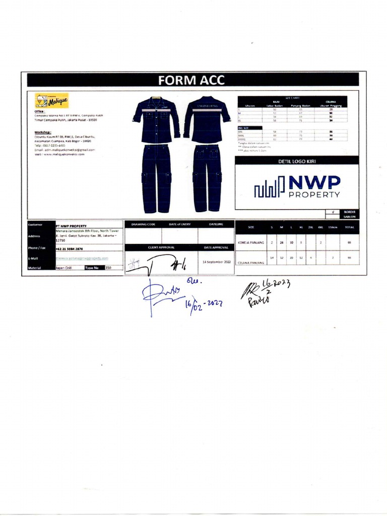 Sign Desain Baju Engineering | PDF