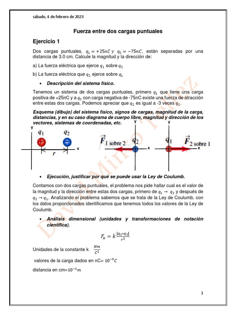 Dot Charge David Minto | PDF | Fuerza | Gravedad
