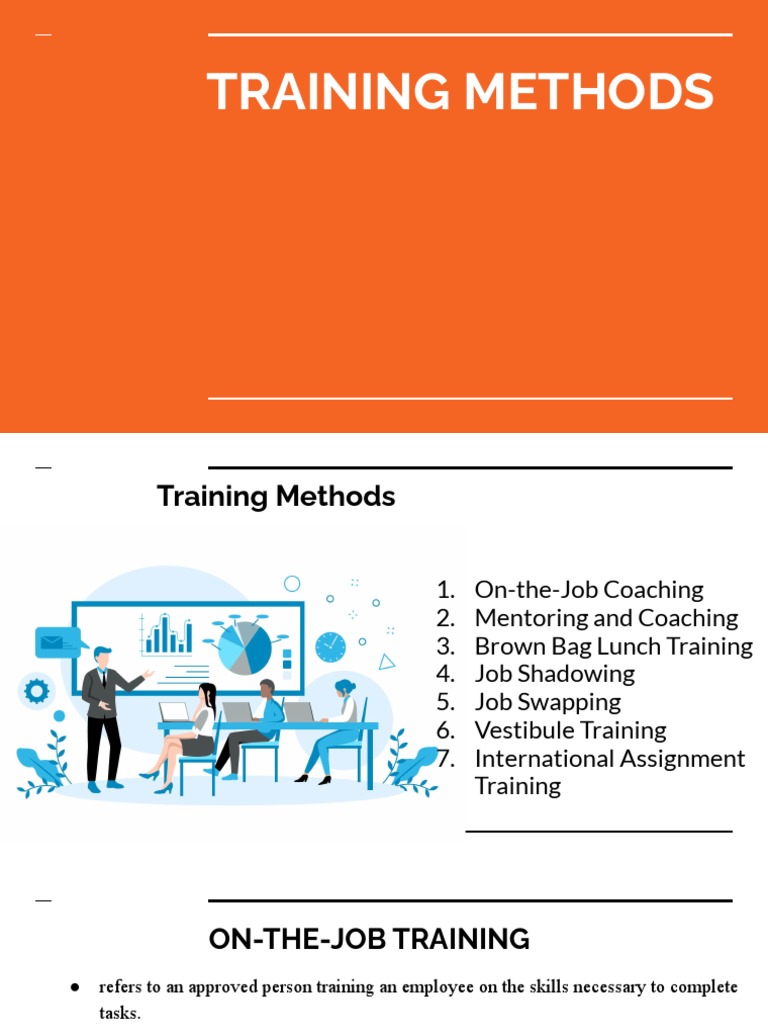 Training Methods Summary | PDF | Mentorship | Educational Technology