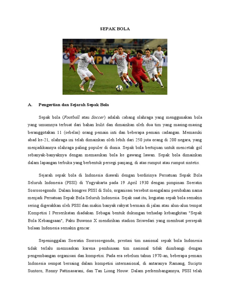 Klipping Sepak Bola | PDF
