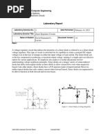 Zener Diode Lab Report | PDF | Diode | Electrical Equipment