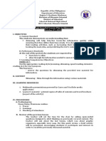 Detailed Lesson Plan Skimming Scanning | PDF | Speed Reading | Lesson Plan