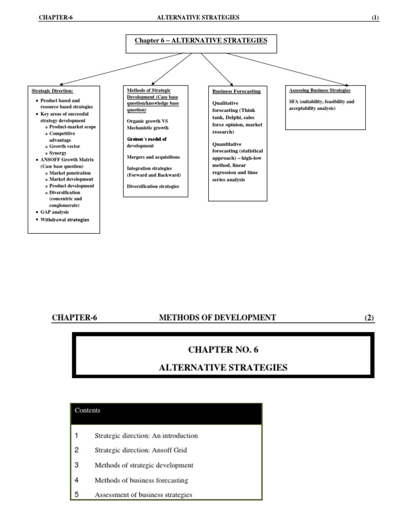 Chapter 6 Complete | PDF | Strategic Management | Mergers And Acquisitions