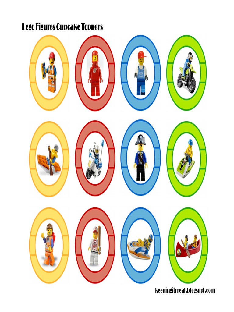 Lego Cupcake Toppers Guide | PDF