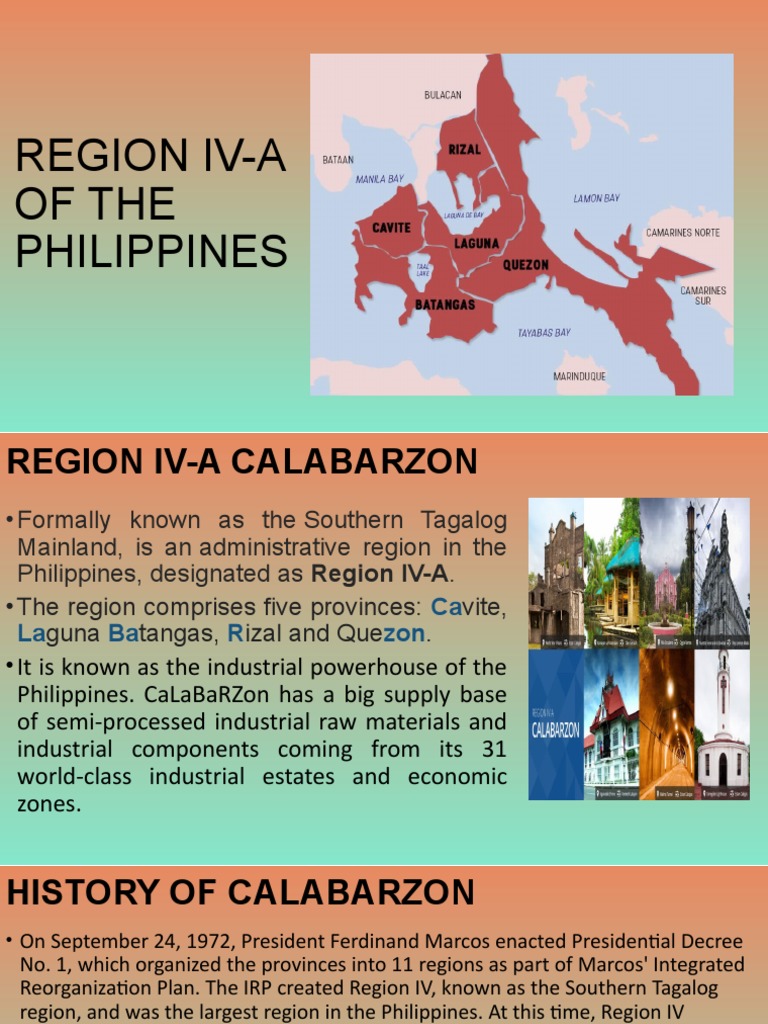 Region 4 A Calabarzon | PDF | Philippines