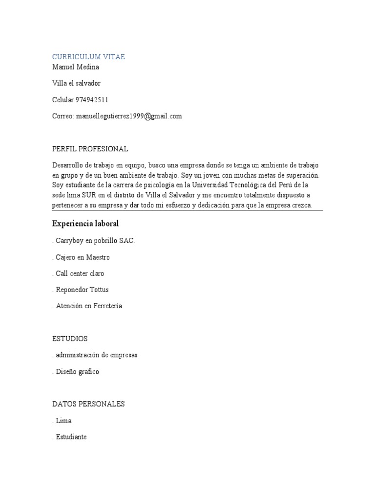 CURRICULUMVITAE (1) | PDF