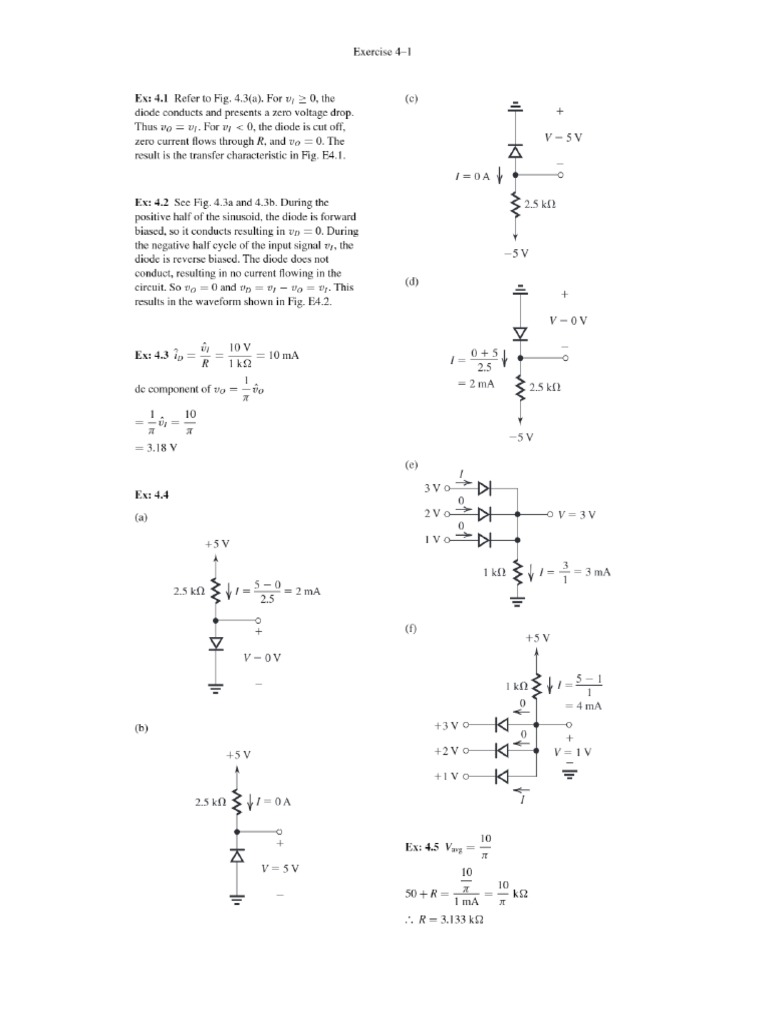 Chapter 4 Ex and Problem Solution | PDF