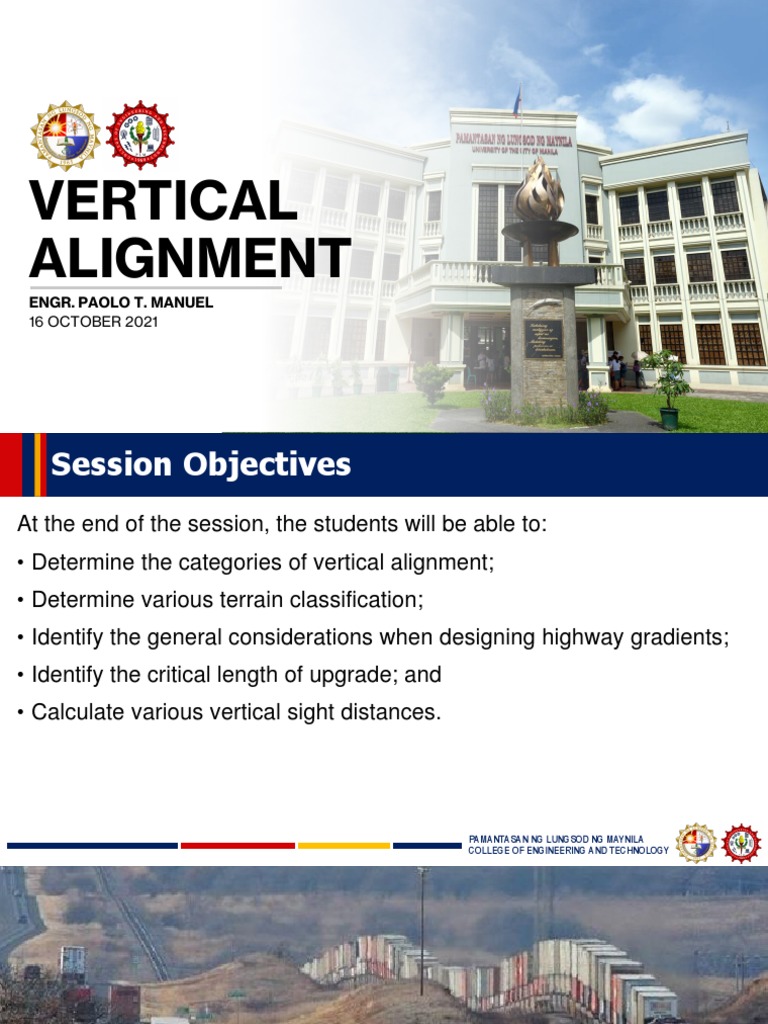 Principles and Calculations of Vertical Alignment Design for Highways ...