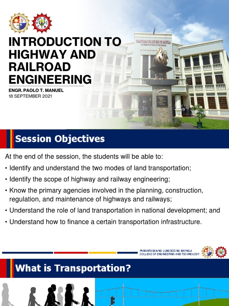 Introduction To Highway and Railroad Engineering | PDF | Transport ...