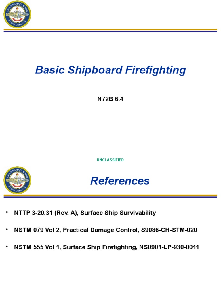 6.4 Basic Shipboard Firefighting | PDF | Fires | Firefighting
