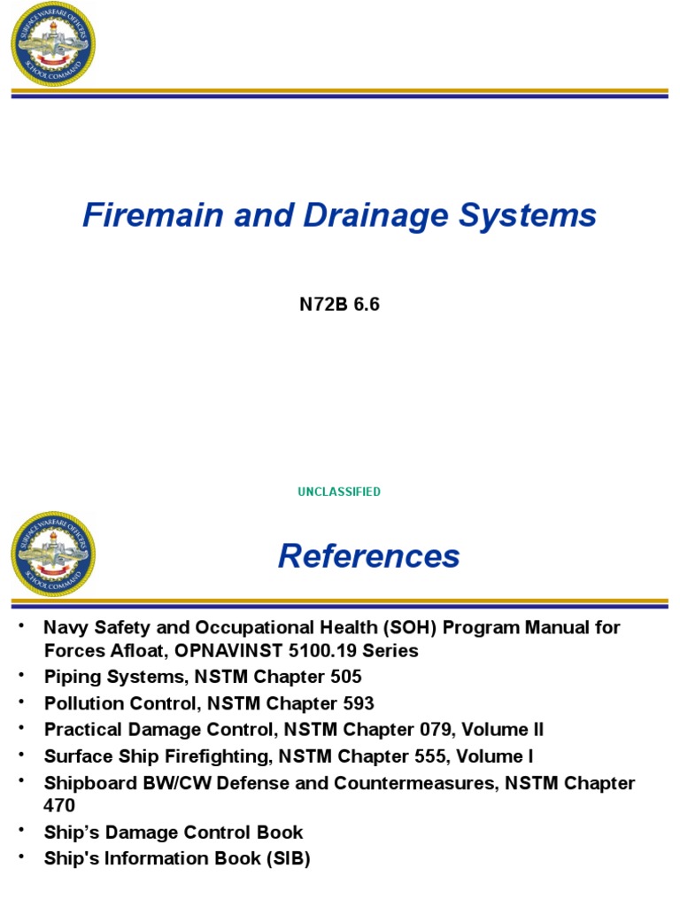 6.6 Firemain and Drainage Systems | PDF | Pump | Firefighter