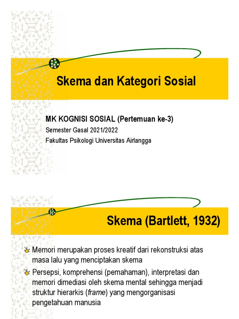 Skema Sosial dan Kategorisasi Manusia | PDF