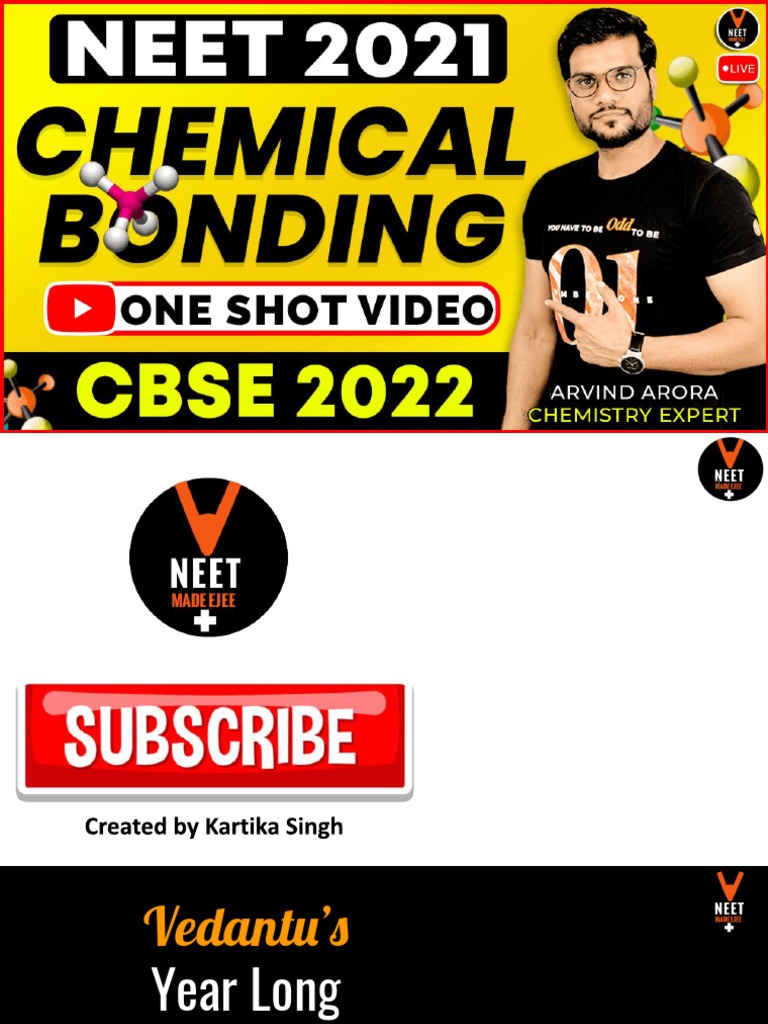 One Shot-Chemical Bonding (9.12.2020) | PDF | Chemical Bond | Molecular ...