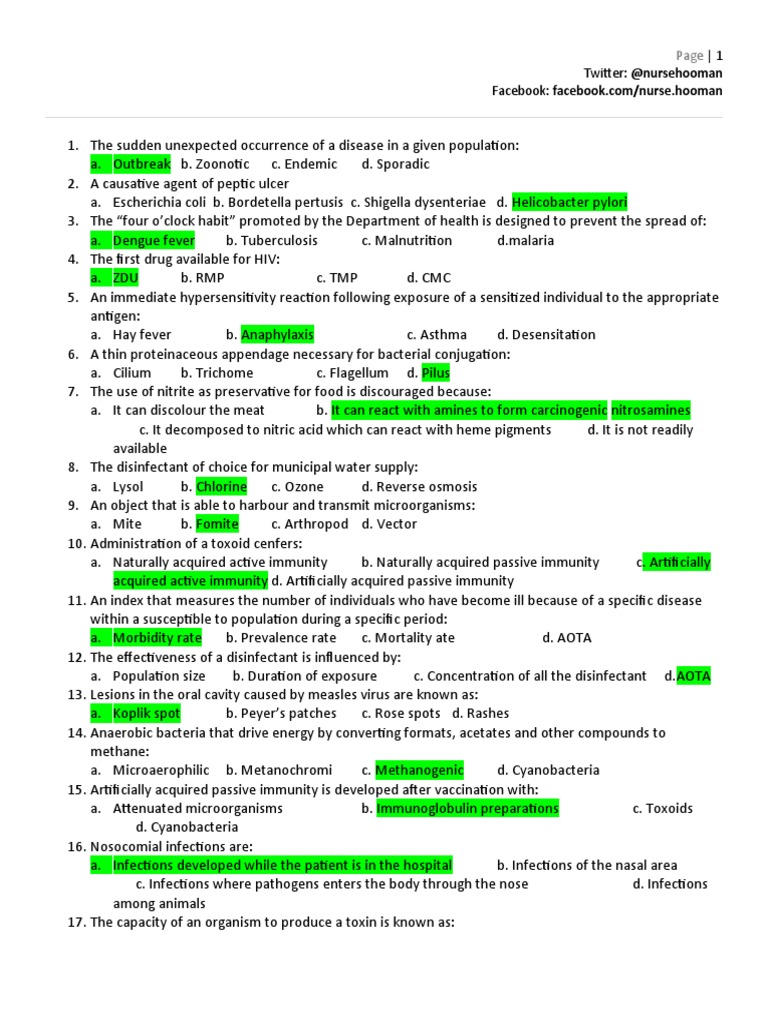 Microbiology Exam Practice Questions | PDF | Virus | Bacteria