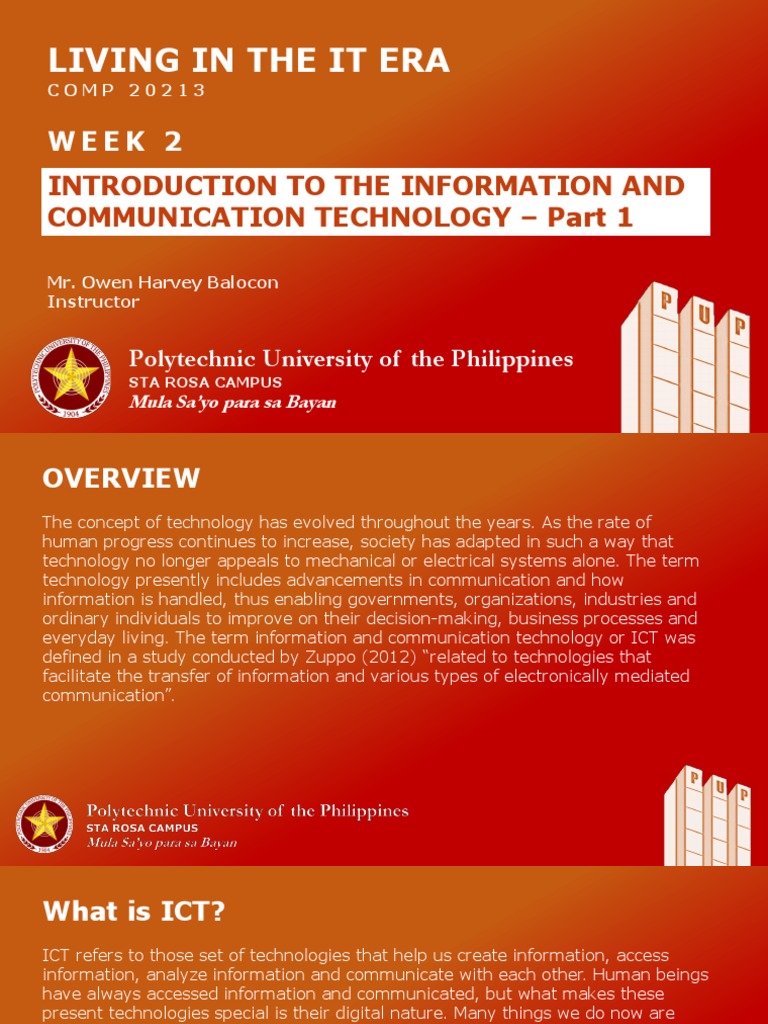 Living in The IT Era Week 2 Introduction To ICT | PDF | World Wide Web ... Living in The IT Era Week 2 Introduction To ICT | PDF | World Wide Web ...