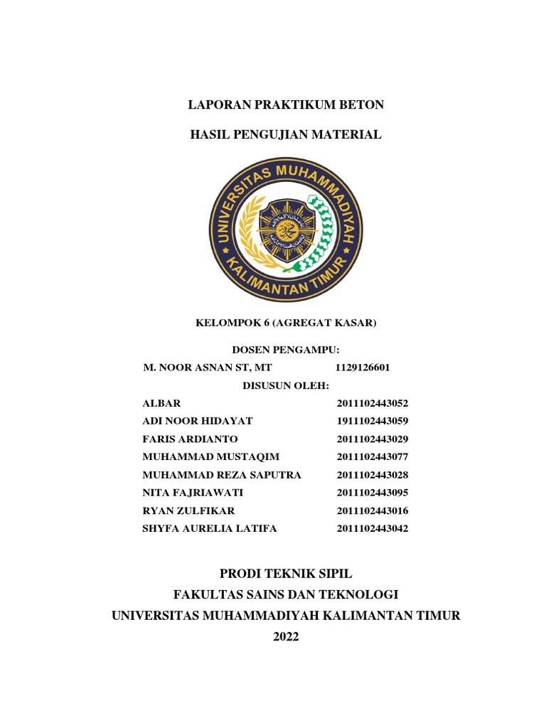 Hasil Pengujian Material - Agregat Kasar 6 | PDF | Teknologi & Rekayasa