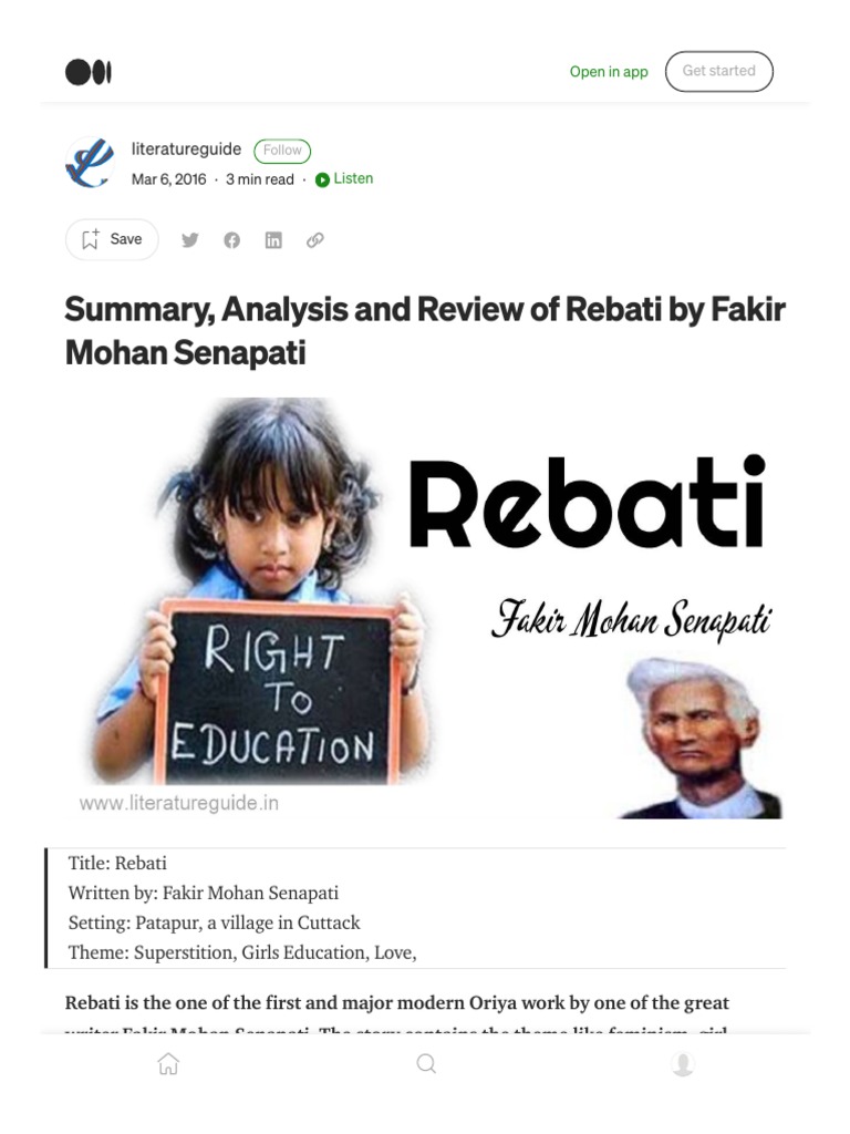 Rebati: Themes and Analysis | PDF