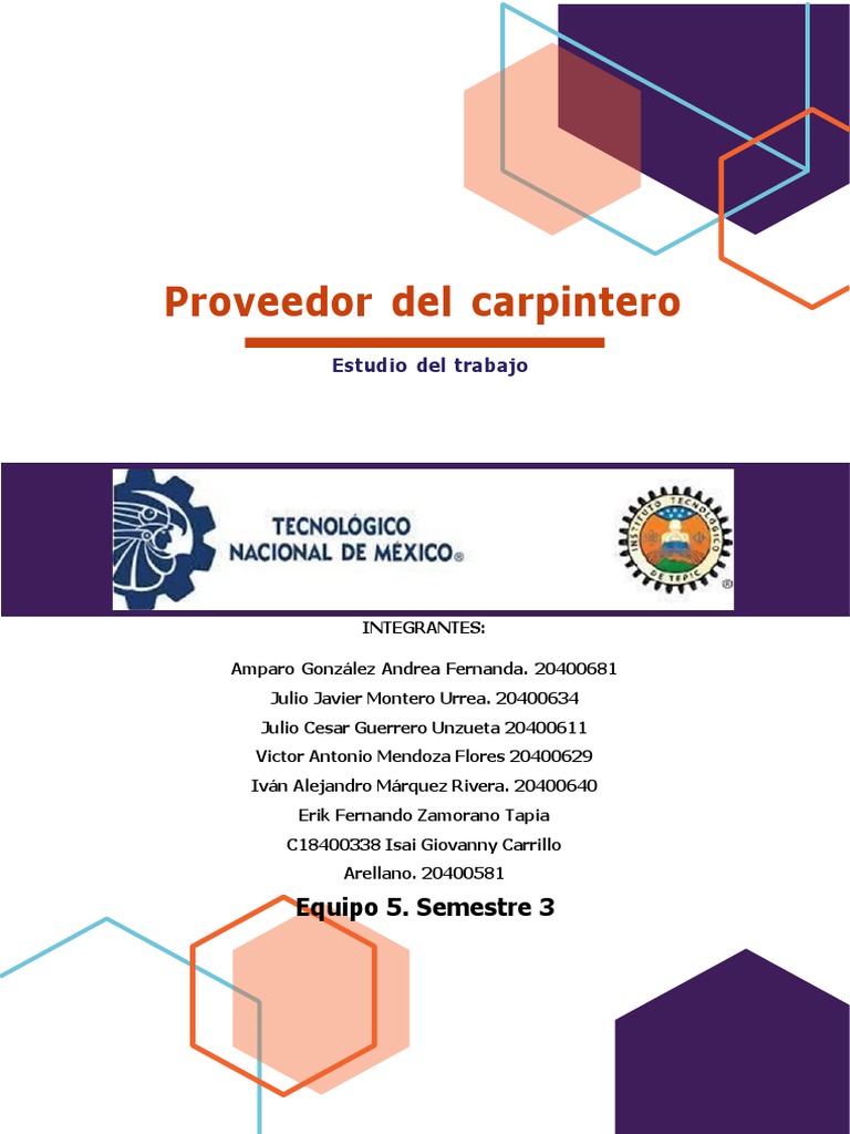 Proveedor Del Carpintero | PDF | Agua | Marketing