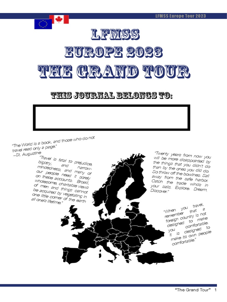 Europe 2023 Online Itinerary | PDF