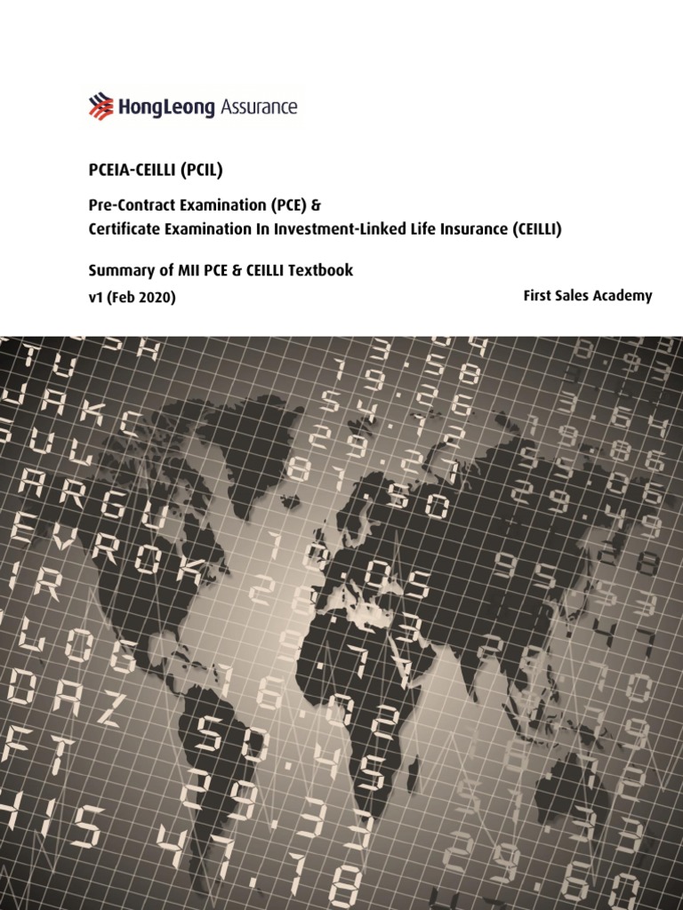Overview of PCEIA & CEILLI Exams | PDF | Insurance | Indemnity