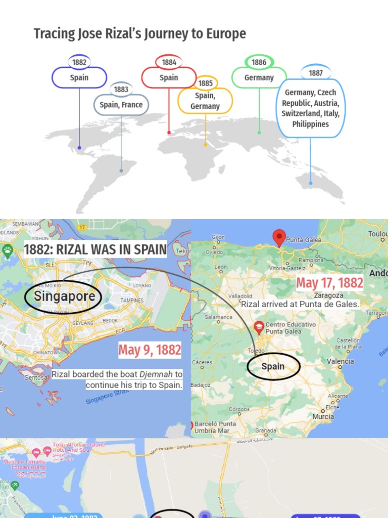Tracing Jose Rizal's Journey To Europe - Gito-Marifosque-Padolina ...