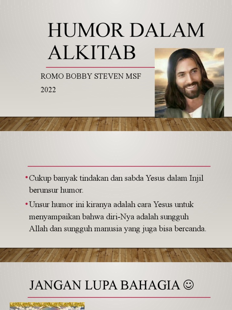 Humor Dalam Alkitab | PDF
