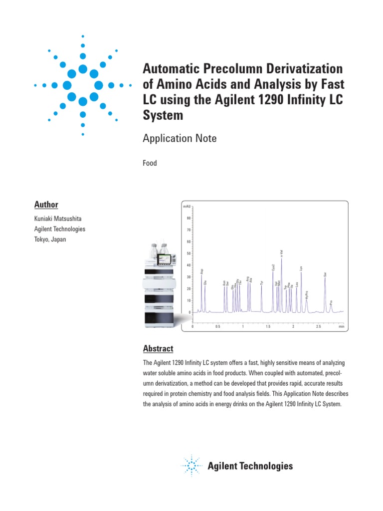 Automatic Precolumn Derivatization of Amino Acids and Analysis by Fast ...