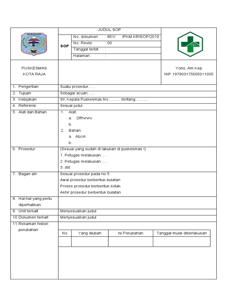 Master Sop Baru | PDF
