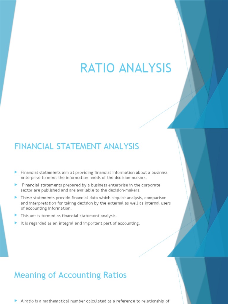 Ratio Analysis | PDF | Revenue | Debt