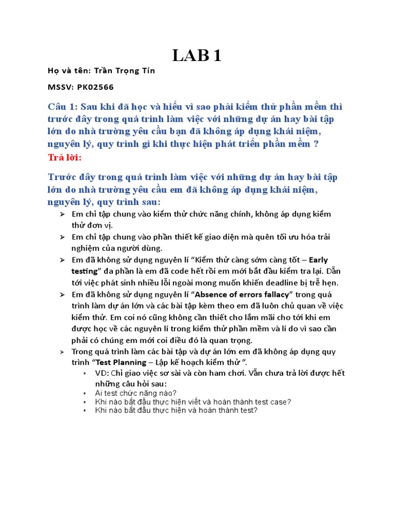 Lab 1 | PDF