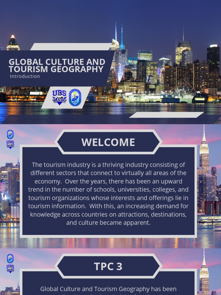 Global Culture and Tourism Geography Overview | PDF | Geography | Tourism