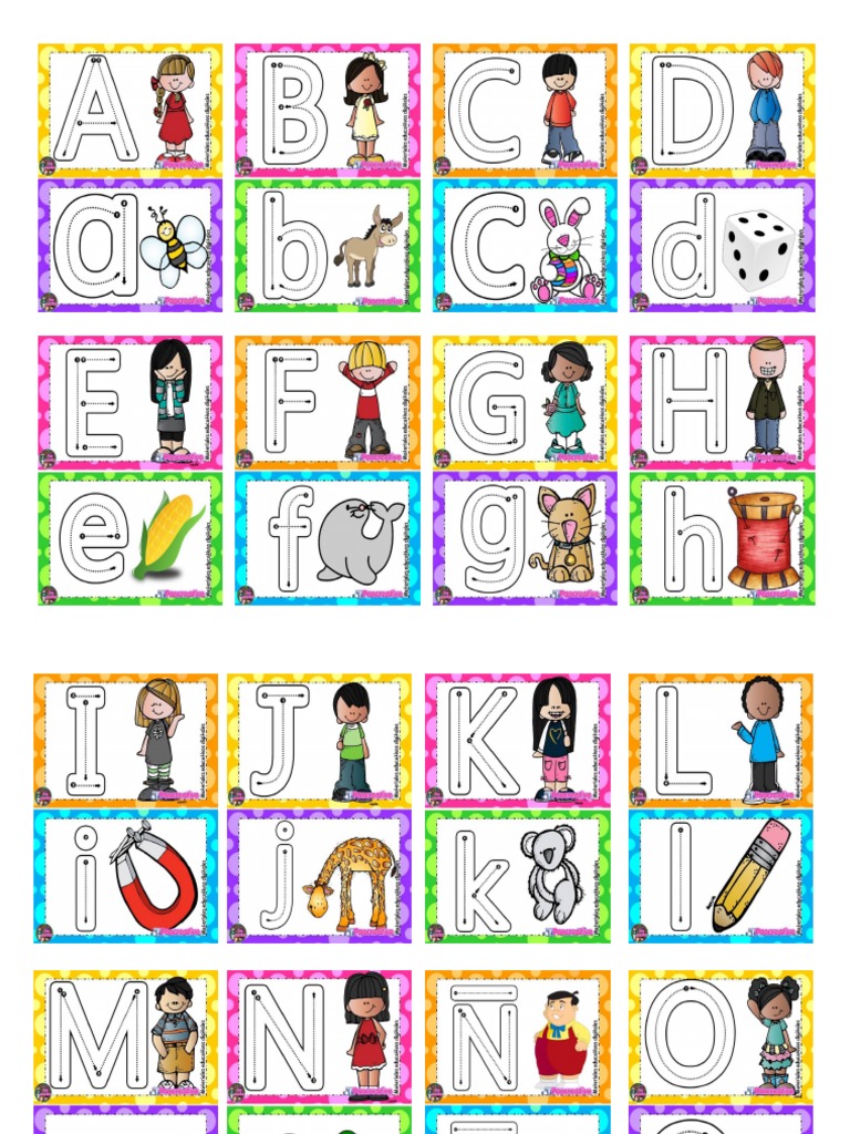 Llavero Abecedario | PDF