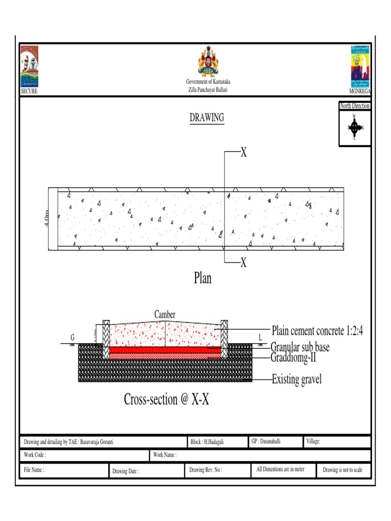 Drawing CC Road | PDF