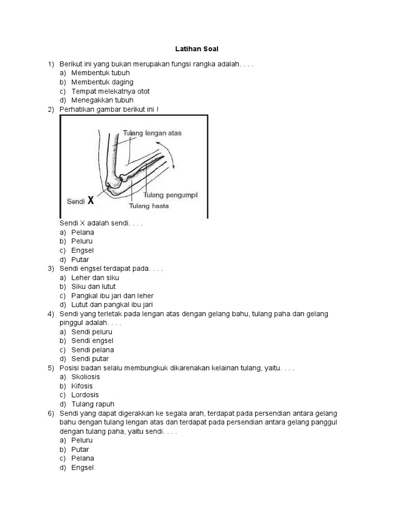 Latihan Soal IPA kELAS 6-Arfa | PDF