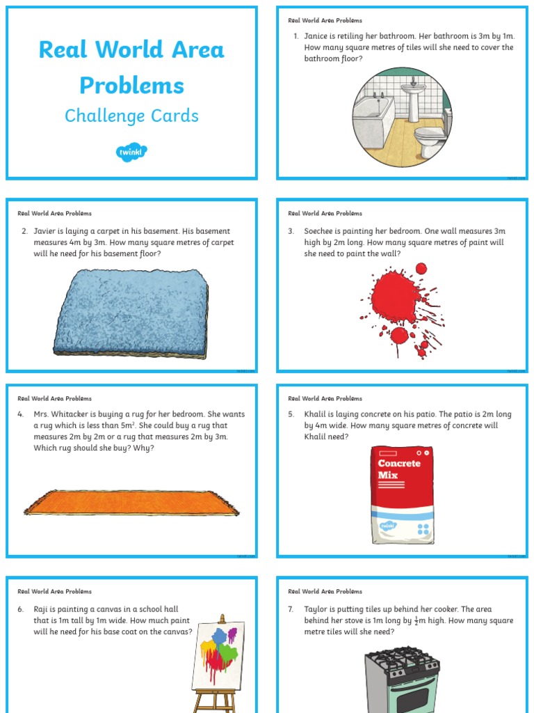 Real World Area Challenges | PDF | Length | Area