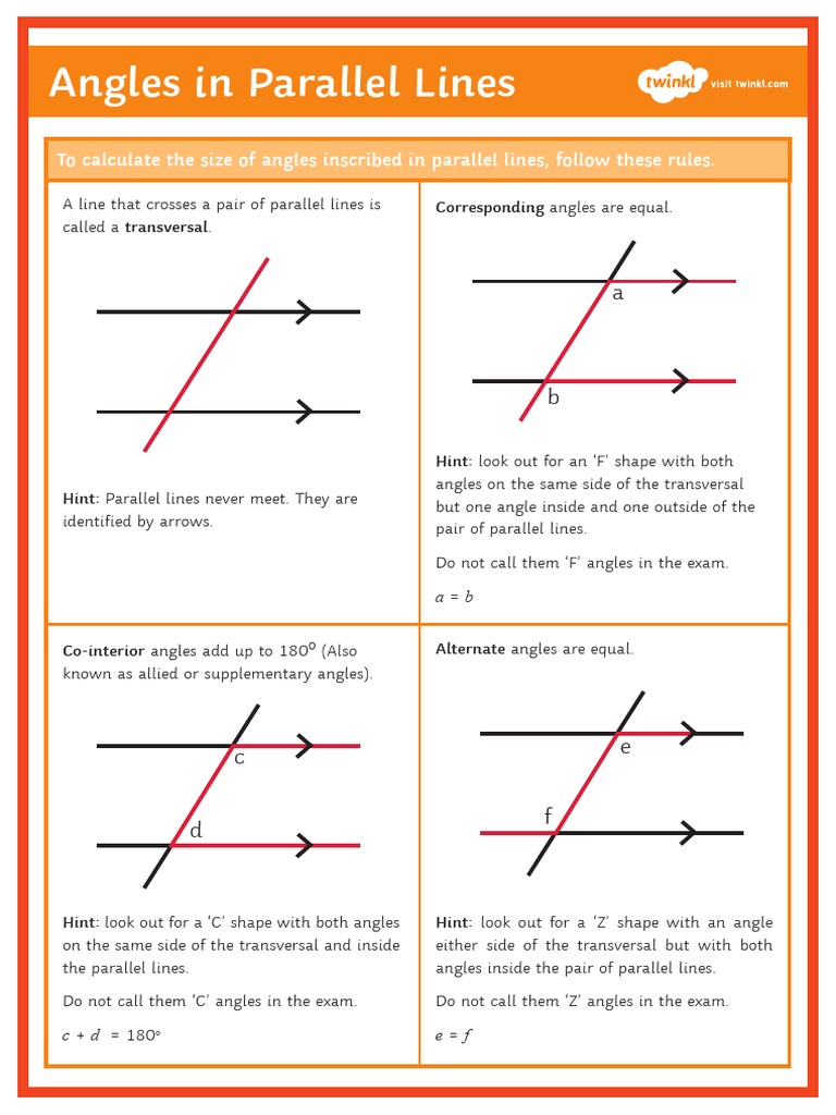t3 M 4623 Maths Desk Prompts Angles in Parallel Lines Desk Mat English ...